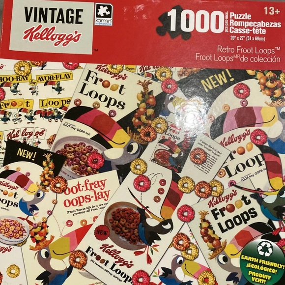 Other | Kelloggs Froot Loops Vintage 100 Pc Puzzle | Poshmark